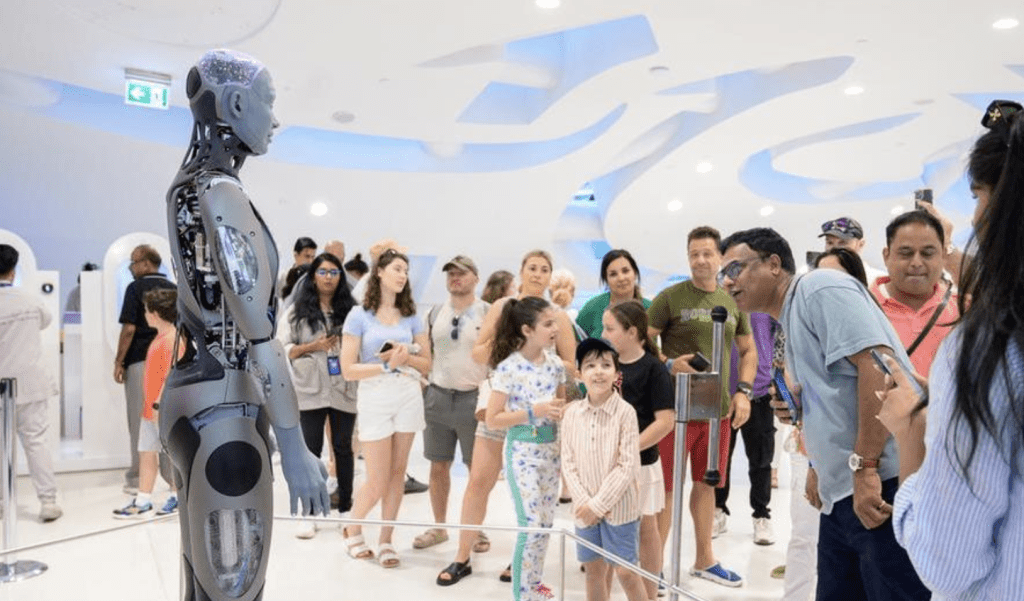 Museum of the Future Introduces Enhanced AI Humanoid Robot 'Ameca ...
