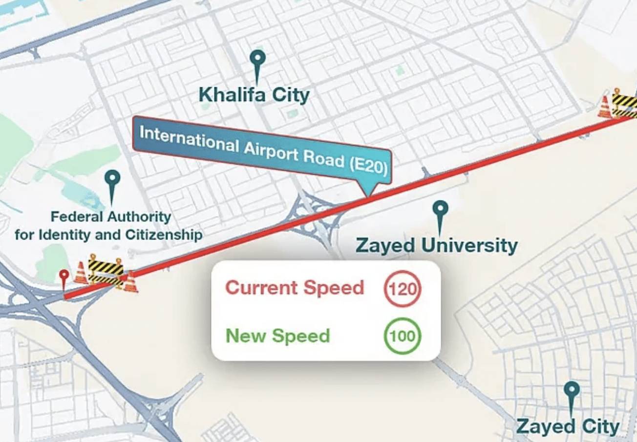 New Speed Limits Set for Major Highways in Abu Dhabi - UPPERNEWS: UAE ...