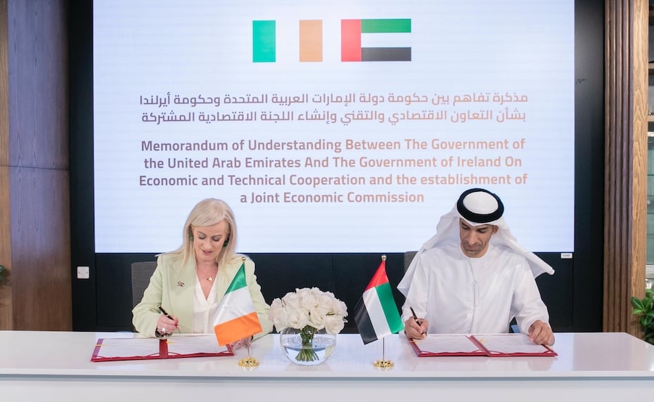 UAE and Ireland Sign MoU to Strengthen Economic Cooperation - UPPERNEWS ...