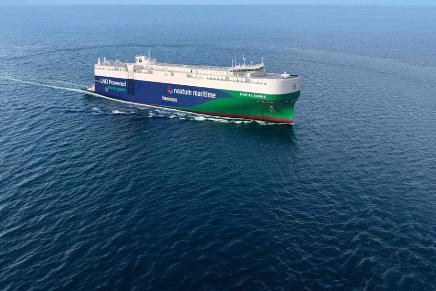 United Global Ro-Ro Launches First LNG-Powered Vessel at Khalifa Port ...