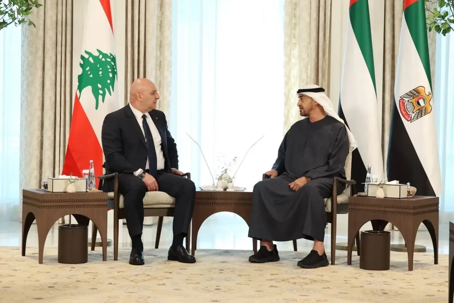 UAE and Lebanese Presidents Commit to Strengthening Ties - UPPERNEWS ...